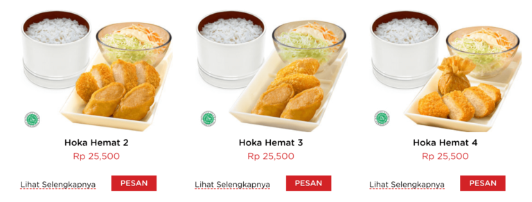 Menu Hokben - PinterPoin