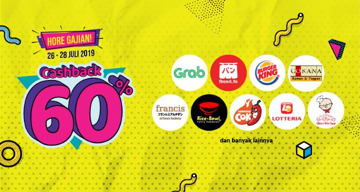 Hingga 28 Juli: Cashback 60% OVO “Hore Gajian” - PinterPoin Hingga 28 Juli: Cashback 60% OVO “Hore Gajian” - PinterPoin