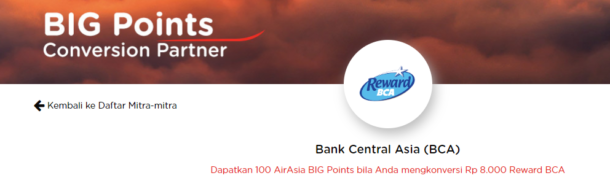 Trivia: Anda Bisa Menukarkan Reward BCA dengan Airline Miles - PinterPoin