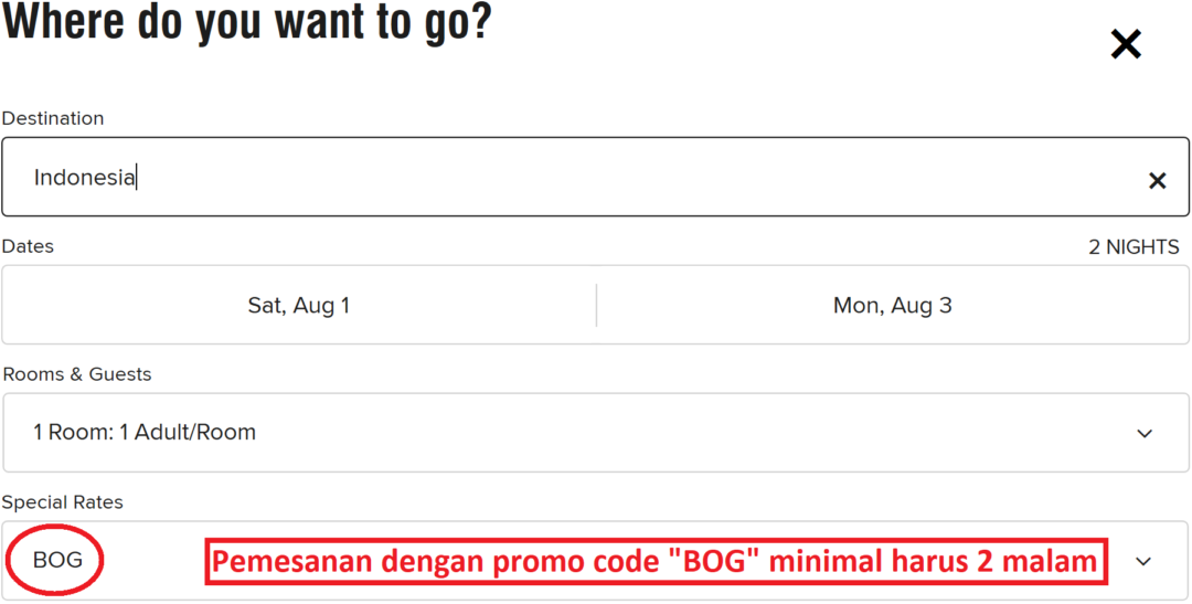 Marriott: Gunakan Promo Code "BOG" Untuk Penawaran Spesial - PinterPoin