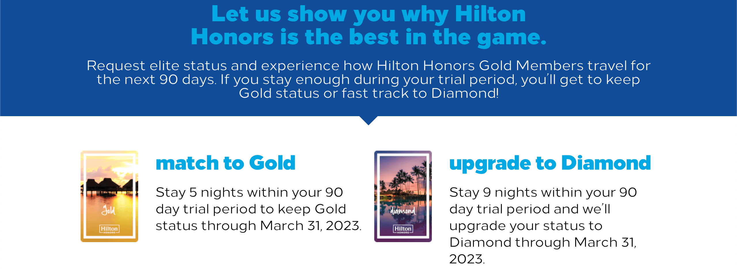 Dibuka Kembali: Dapatkan Status Gold & Diamond Hilton Honors Melalui ...
