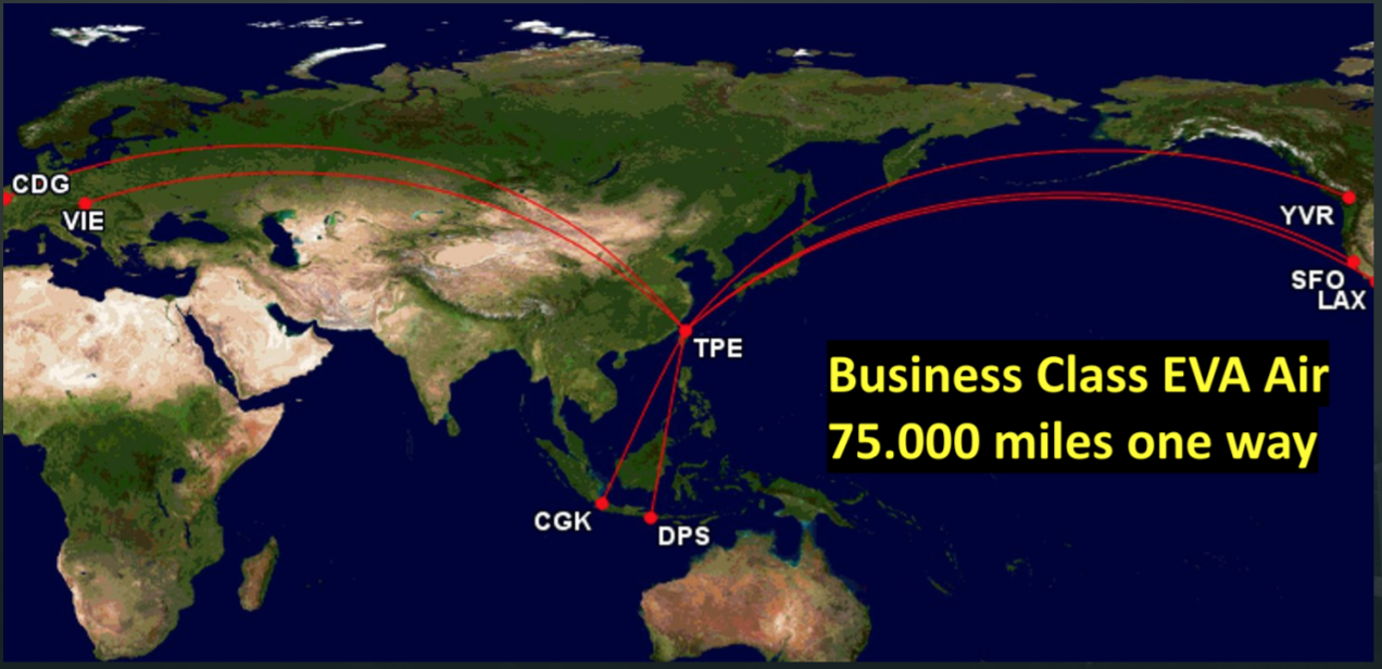Promo: Beli EVA Air Miles Dengan Bonus Hingga 65% - PinterPoin