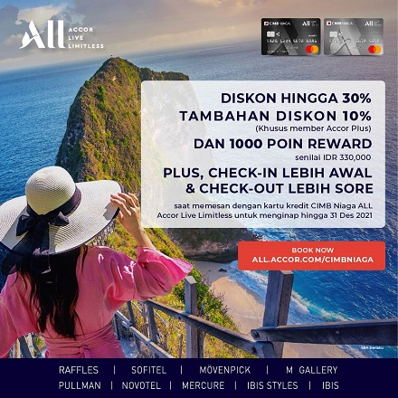 Promo: Dapatkan Bonus 1800 Poin Accor Dengan 2 Stay Periode Desember ...