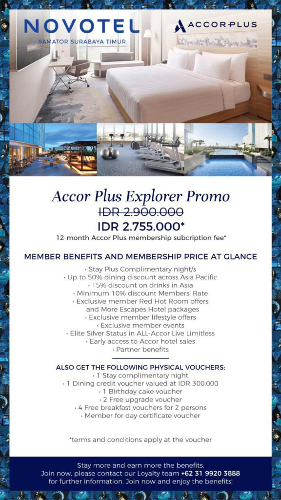 Promo Terbaru & Tambahan Benefit Langsung dari Accor Plus - PinterPoin