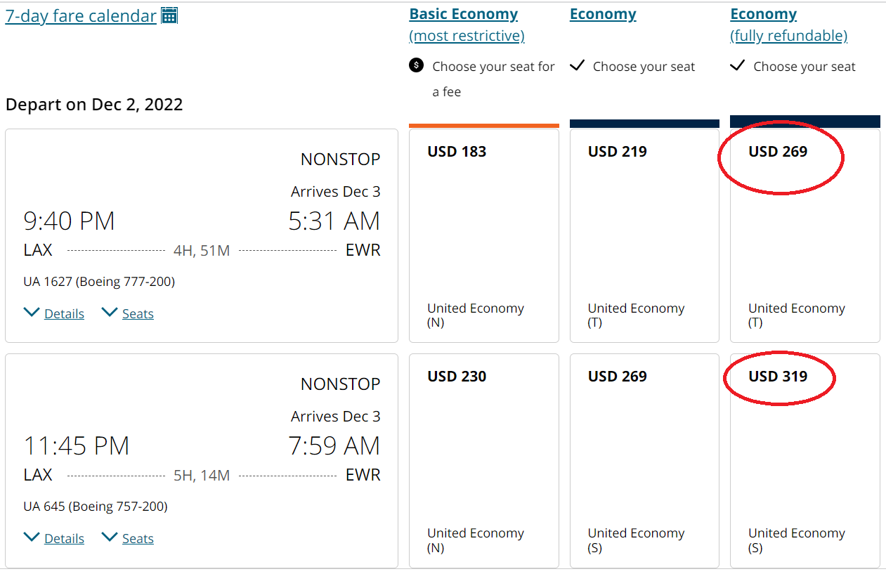 LAX-EWR-Price - PinterPoin