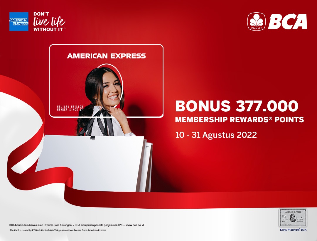 Promo: Bonus 10.053 Miles dari BCA American Express Platinum dengan ...