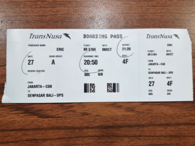 Flight Review: TransNusa Economy Class Jakarta - Bali (Penerbangan ...