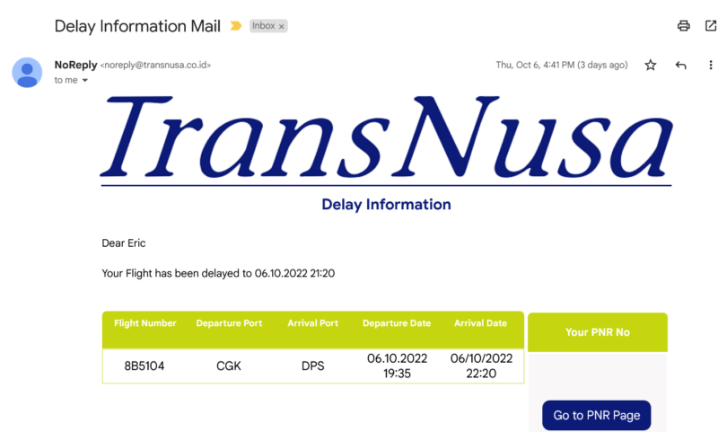 Flight Review: TransNusa Economy Class Jakarta - Bali (Penerbangan ...