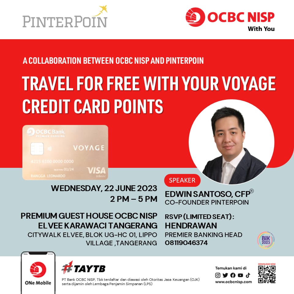 Daftar Sekarang: OCBC NISP x PinterPoin Talkshow BSD, Tangerang, dan ...