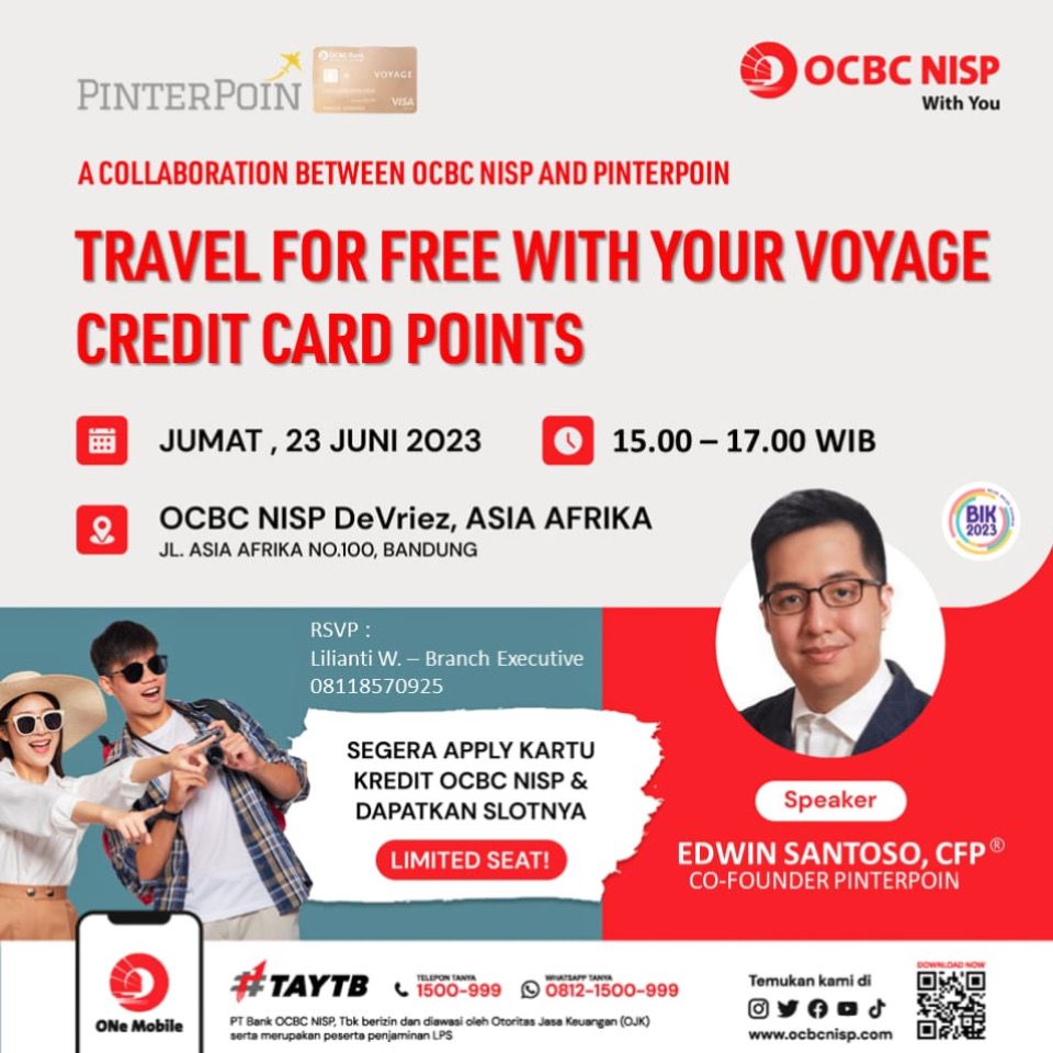 Daftar Sekarang: OCBC NISP x PinterPoin Talkshow BSD, Tangerang, dan ...